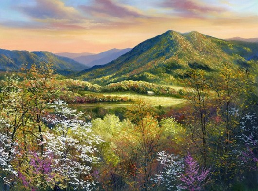 Across the Valley , Robert A. Tino Gallery - Sevierville TN